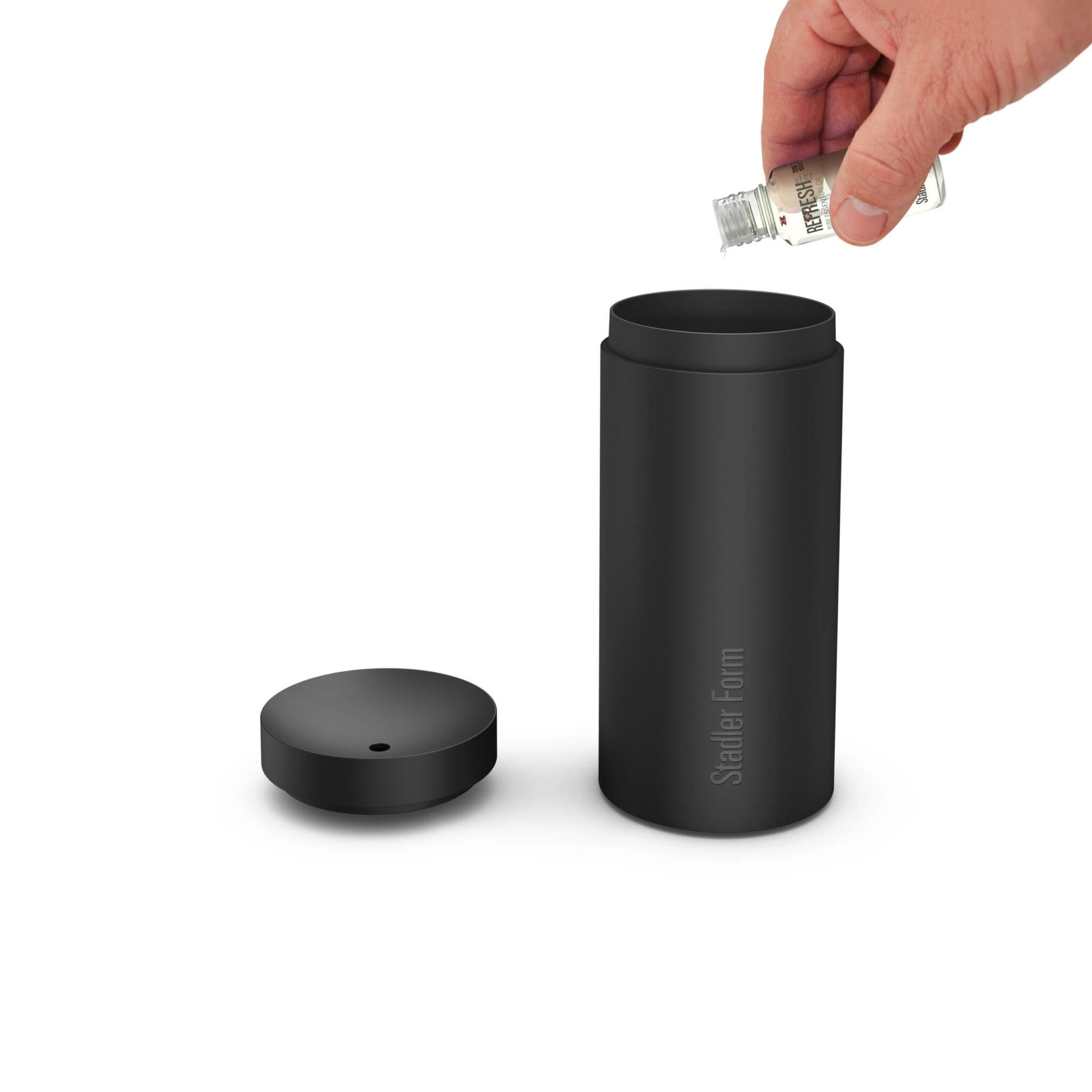 Aroma Diffuser Lucy, schwarz mit Amber Light™ - Stadler Form - G.A.Luft ...