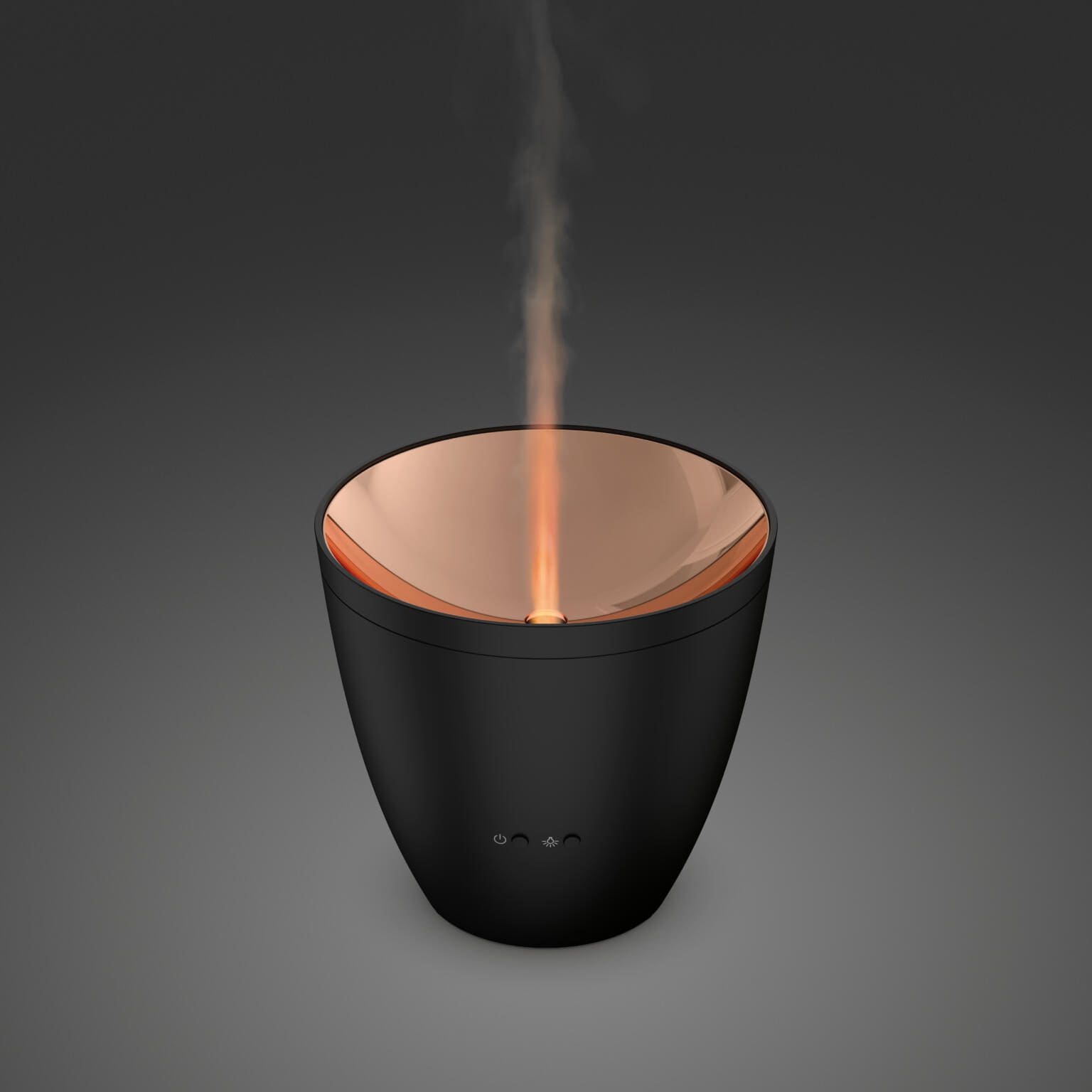Aroma Diffuser Zoe, schwarz mit Ambientebeleuchtung - Stadler Form - G ...