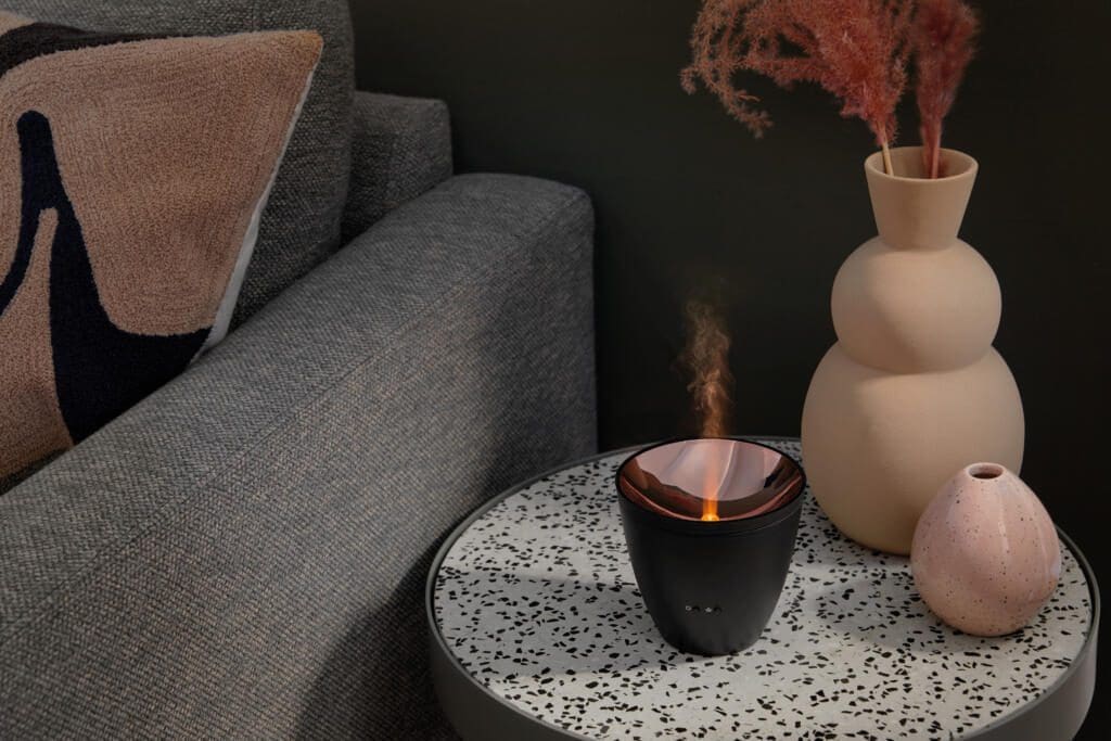 Aroma Diffuser Zoe, schwarz mit Ambientebeleuchtung - Stadler Form - G ...
